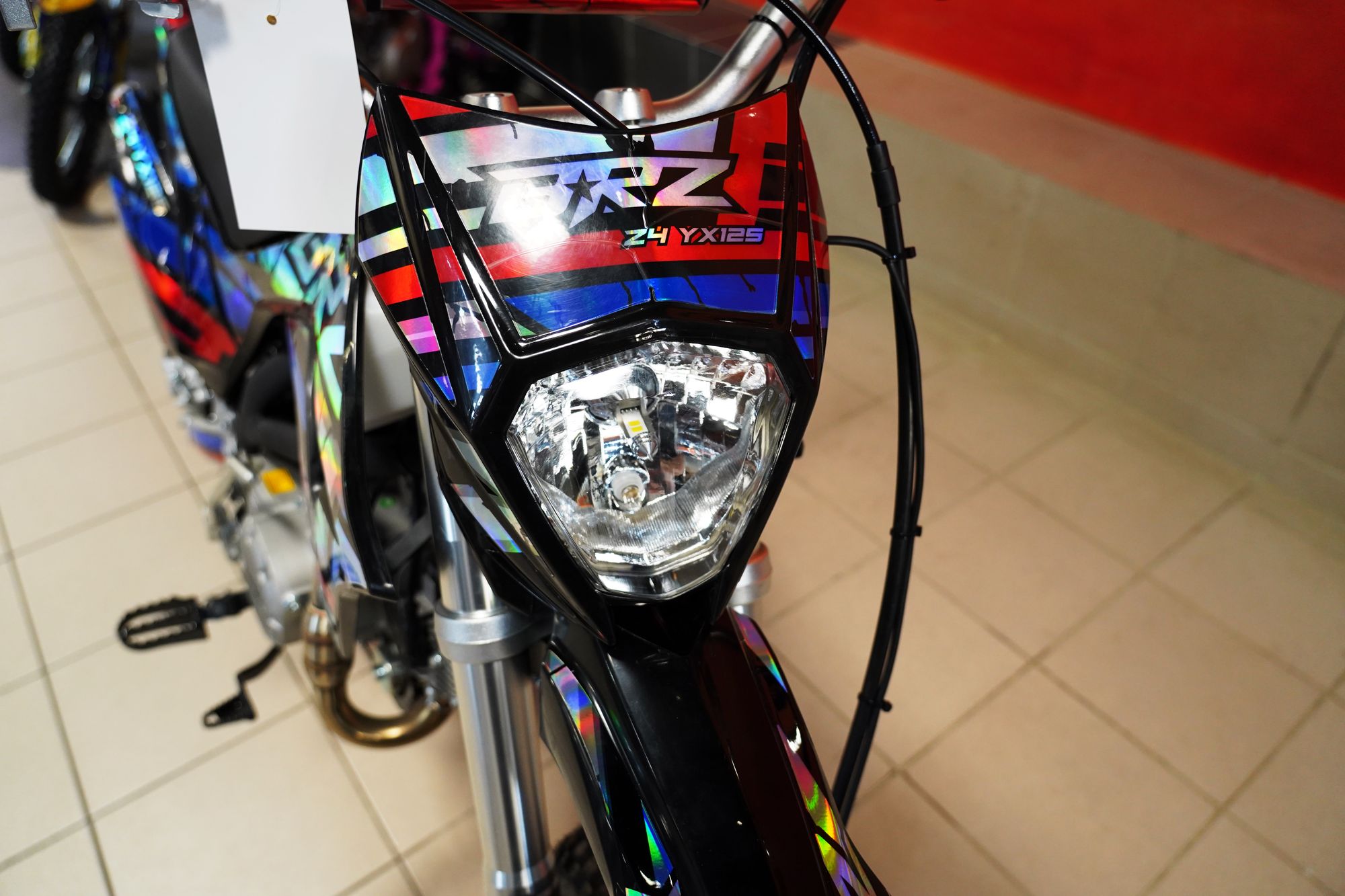 Питбайк BRZ Z4 YX125 17/14 (153FMI) Black/Red: купить в Москве, цены