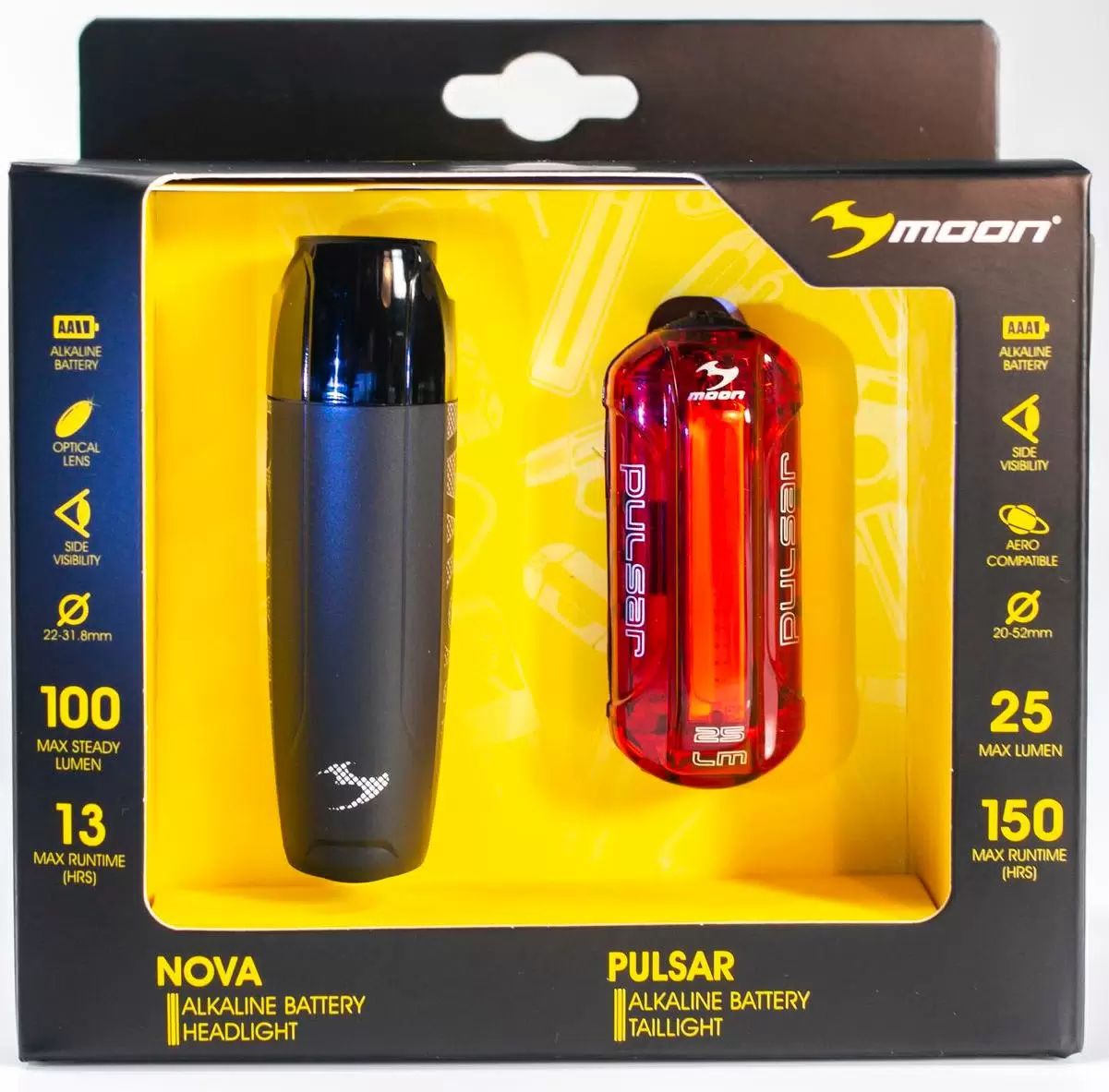 Комплект фонарей Moon Nova и Pulsar, арт. WP_Pulsar_Nova80_SET - купить в Москве, цены